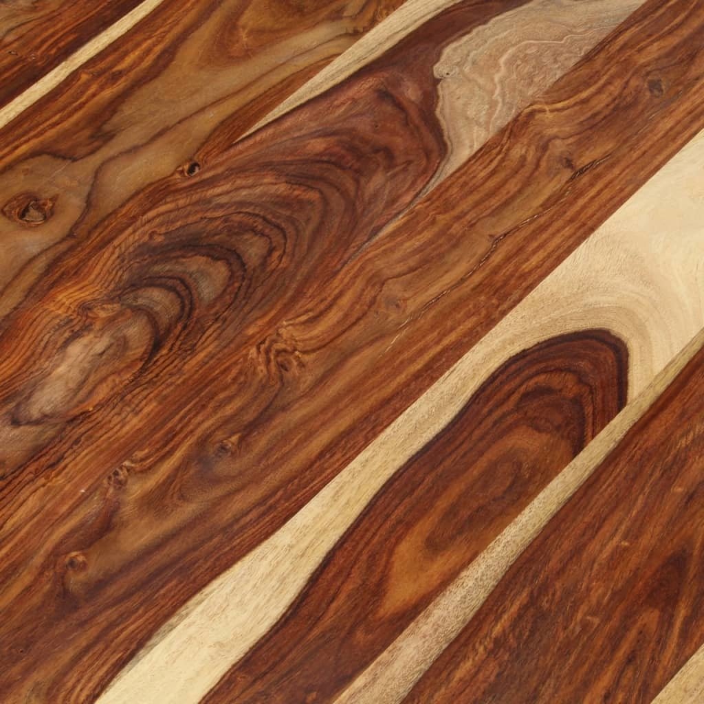 Table Top Ã˜31.5"x(0.98"-1.06") Solid Sheesham Wood Round