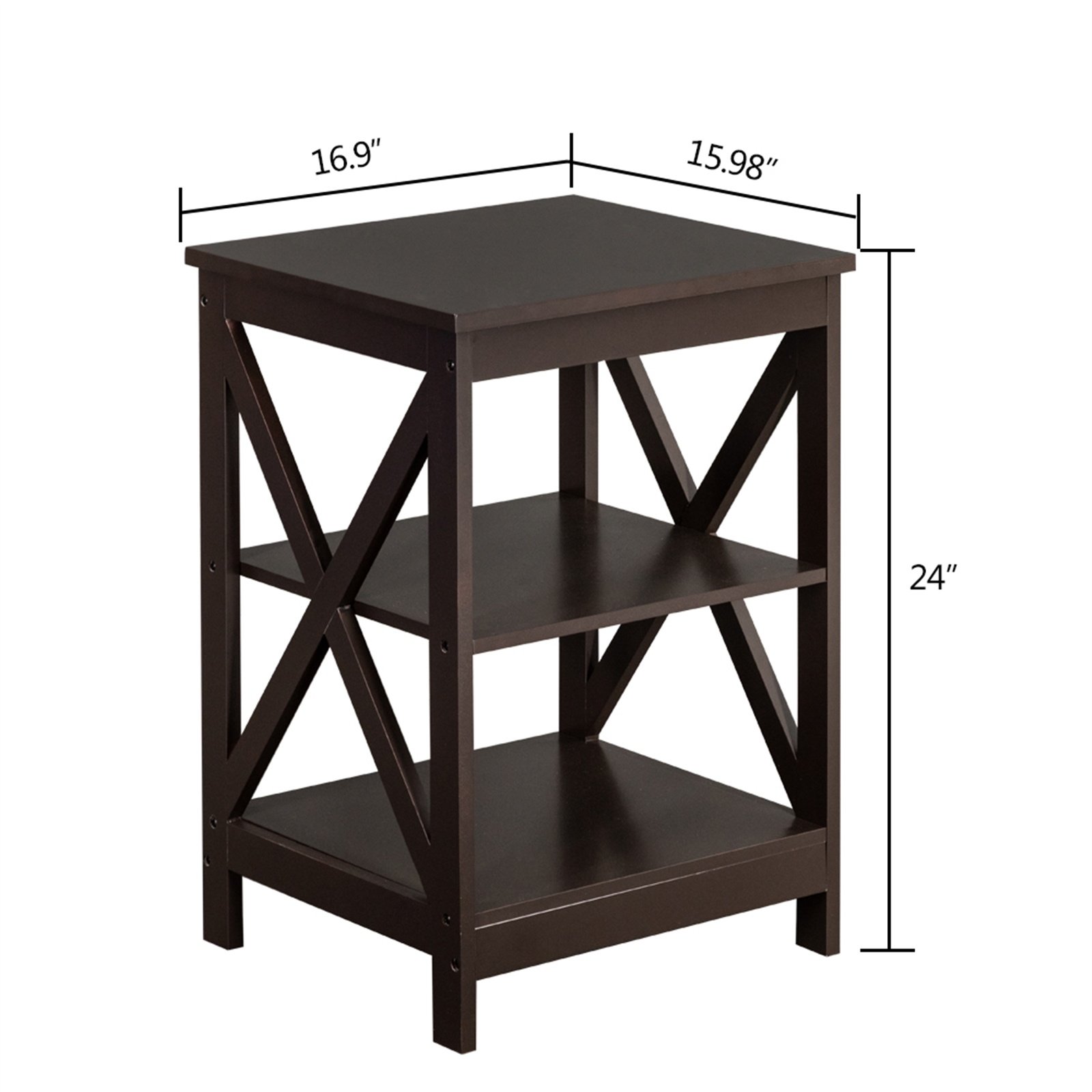 Double Cross Edge Table Coffee